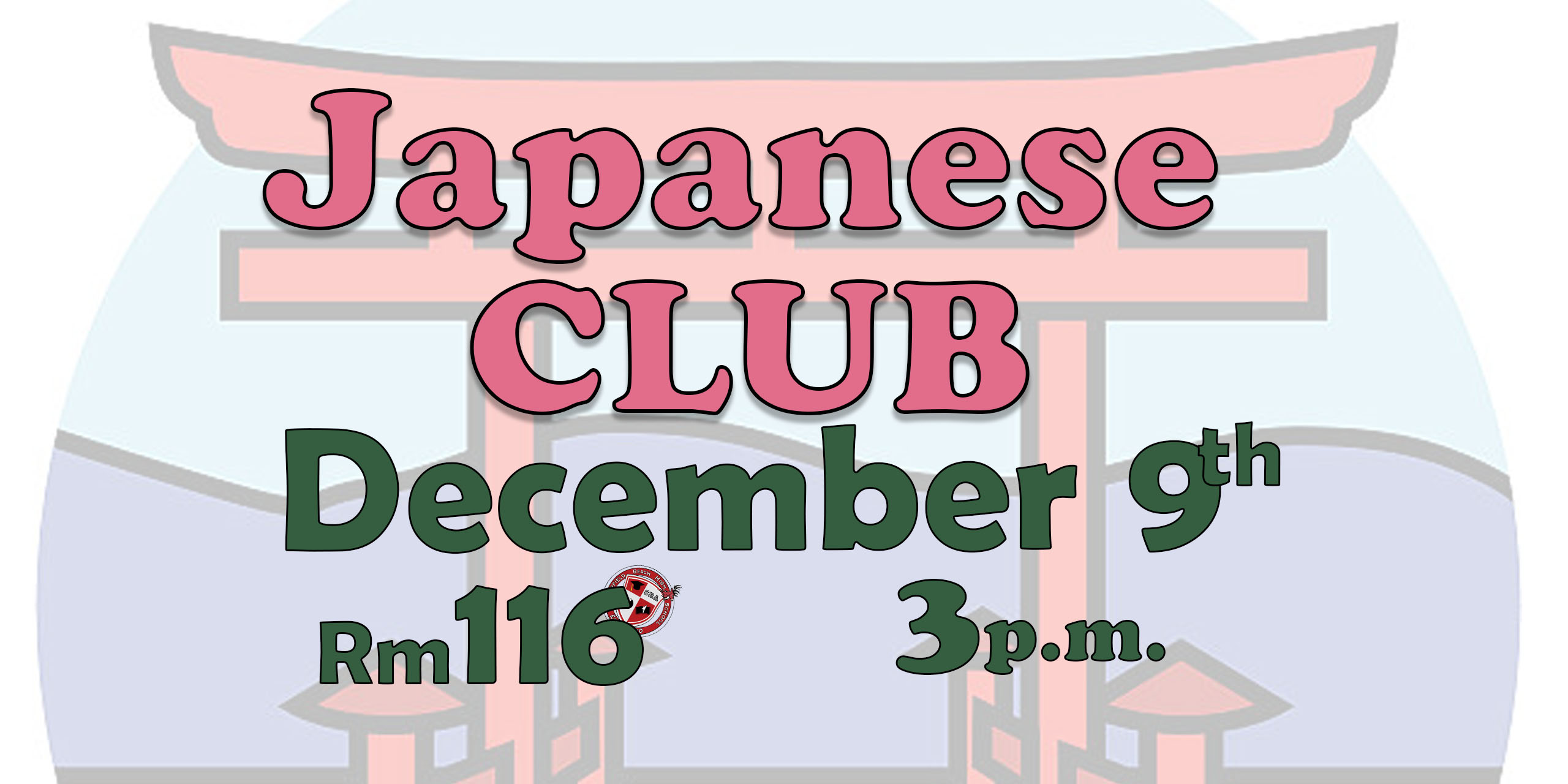12-9 &12-9 Japanese Club.SL.KC – Deerfield Beach High School